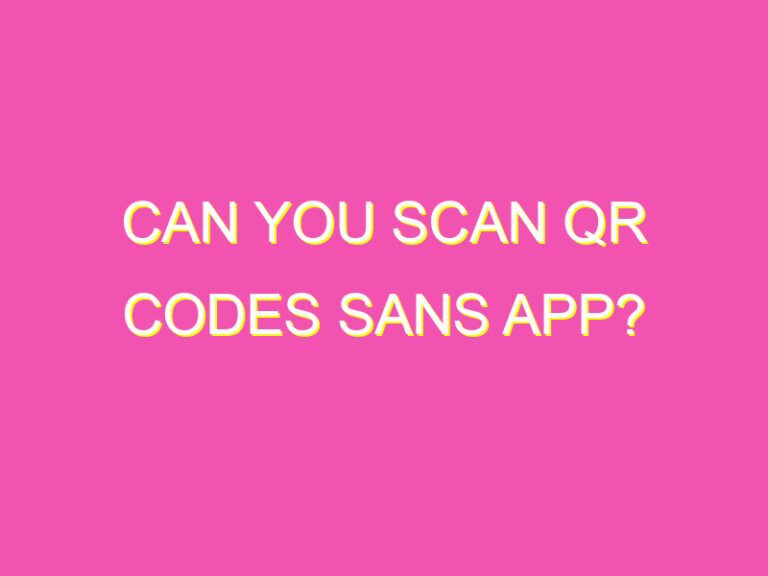 Can You Scan QR Codes Sans App? - kurrently